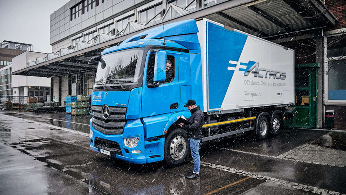 DACHSER testet schweren Elektro-LKW